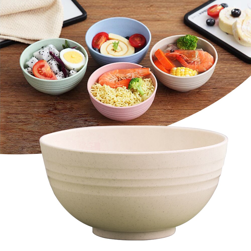 15Cm Natuurlijke Tarwe Stro Bowls Onbreekbaar Grot... – Vicedeal