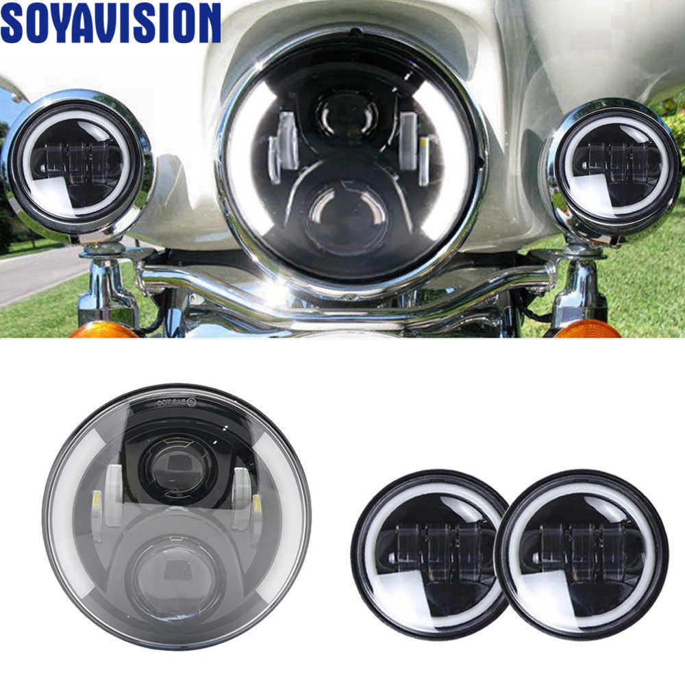 Ronde 7Inch Led Koplamp Passeren Lamp 4.5 Inch Led... – Vicedeal