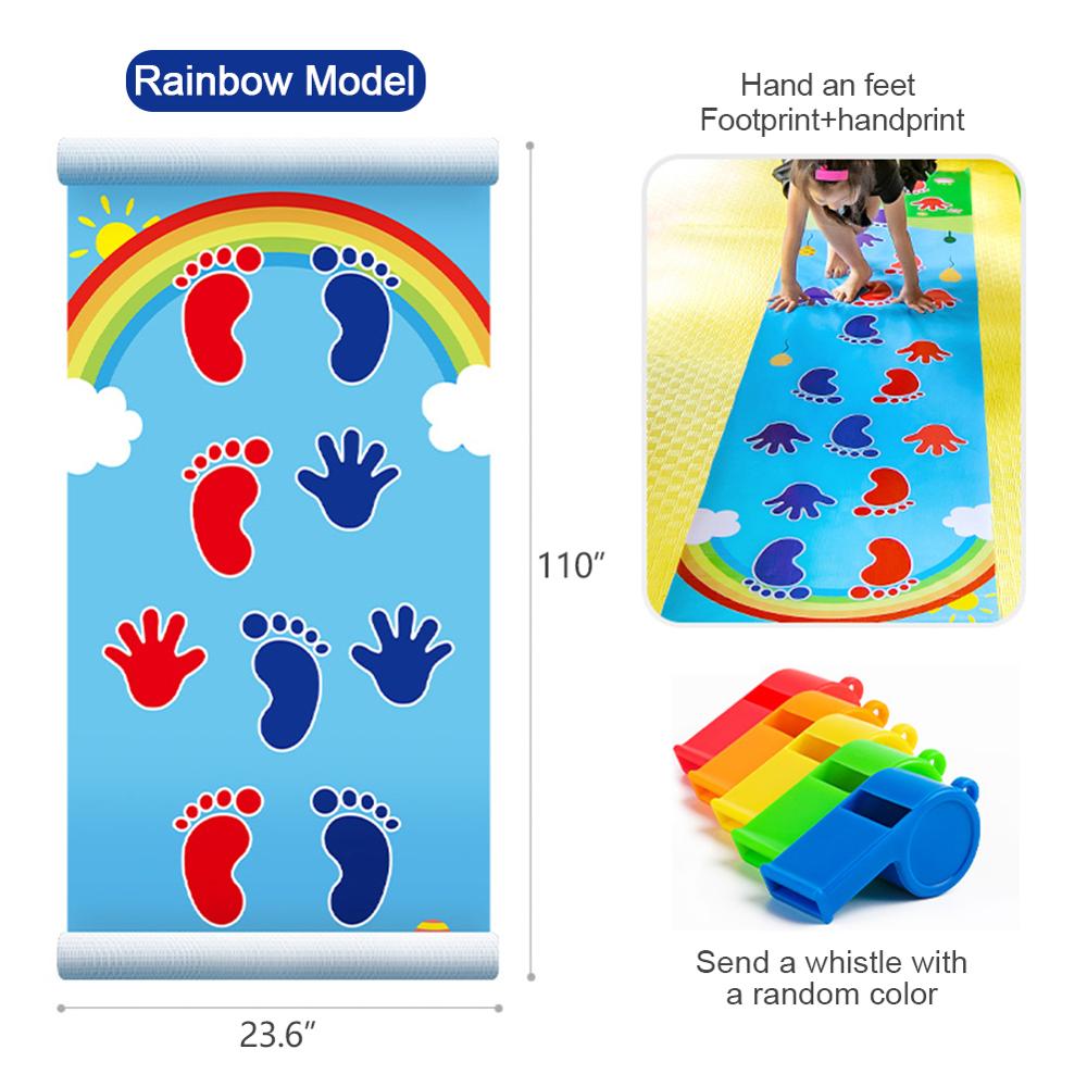 Ruizhi Hand and Feet Game Kids Jumping Carpet Mat ... – Vicedeal
