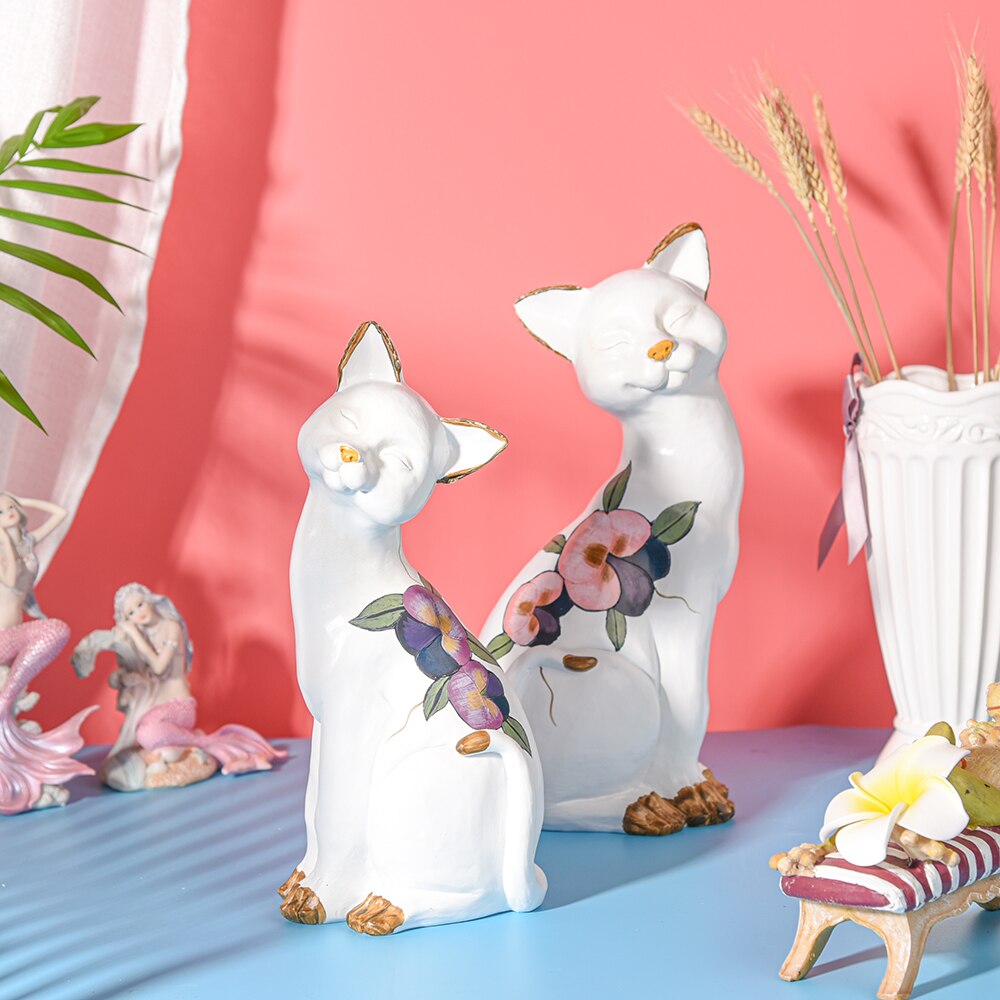 Sungmor Mooie Kat Tuin Standbeeld Decoratieve Indo... – Grandado