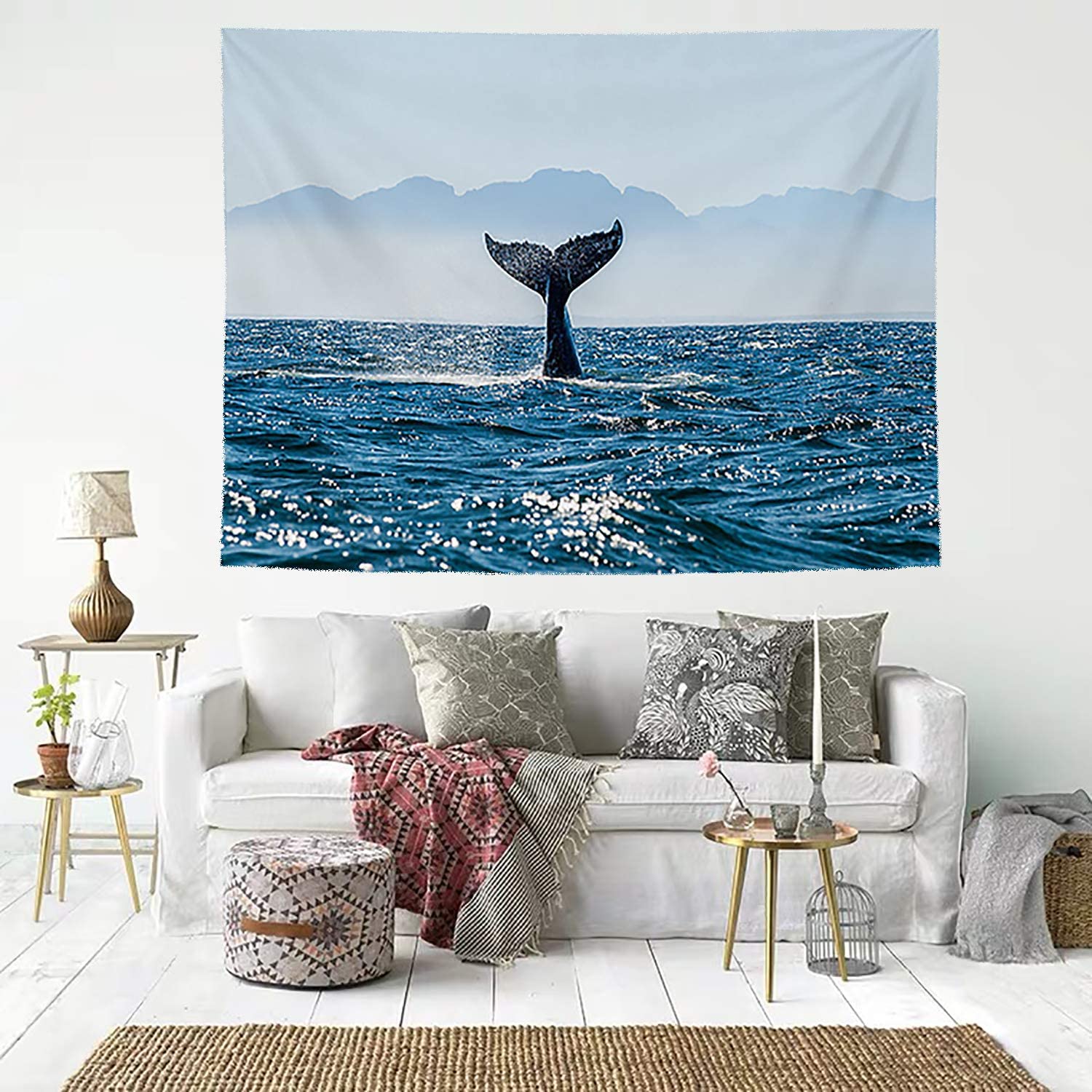 Tapijt Muur Opknoping, Marine Tapijt, Slaapkamer B... – Vicedeal