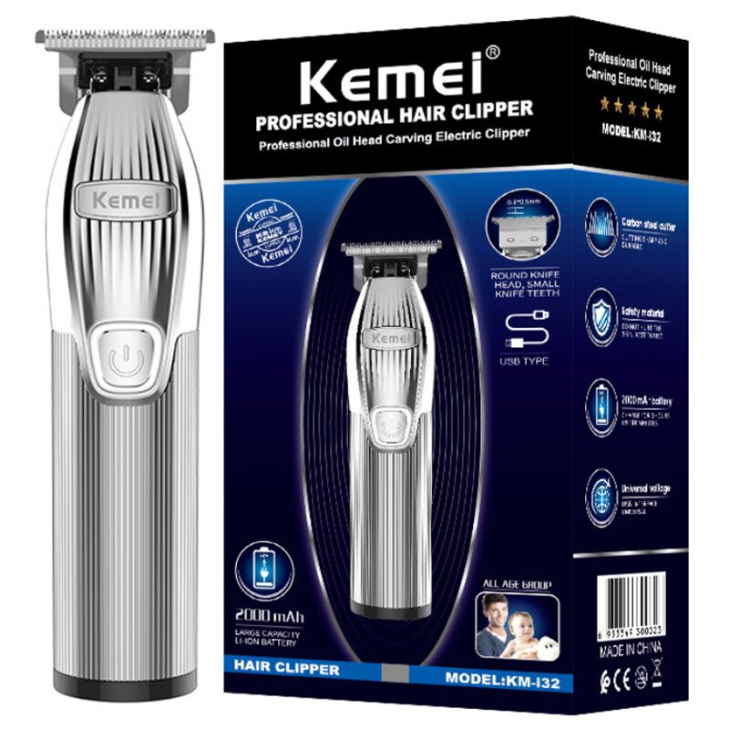 men‘s hair trimmer rechargeable beard hair clipper... – Vicedeal