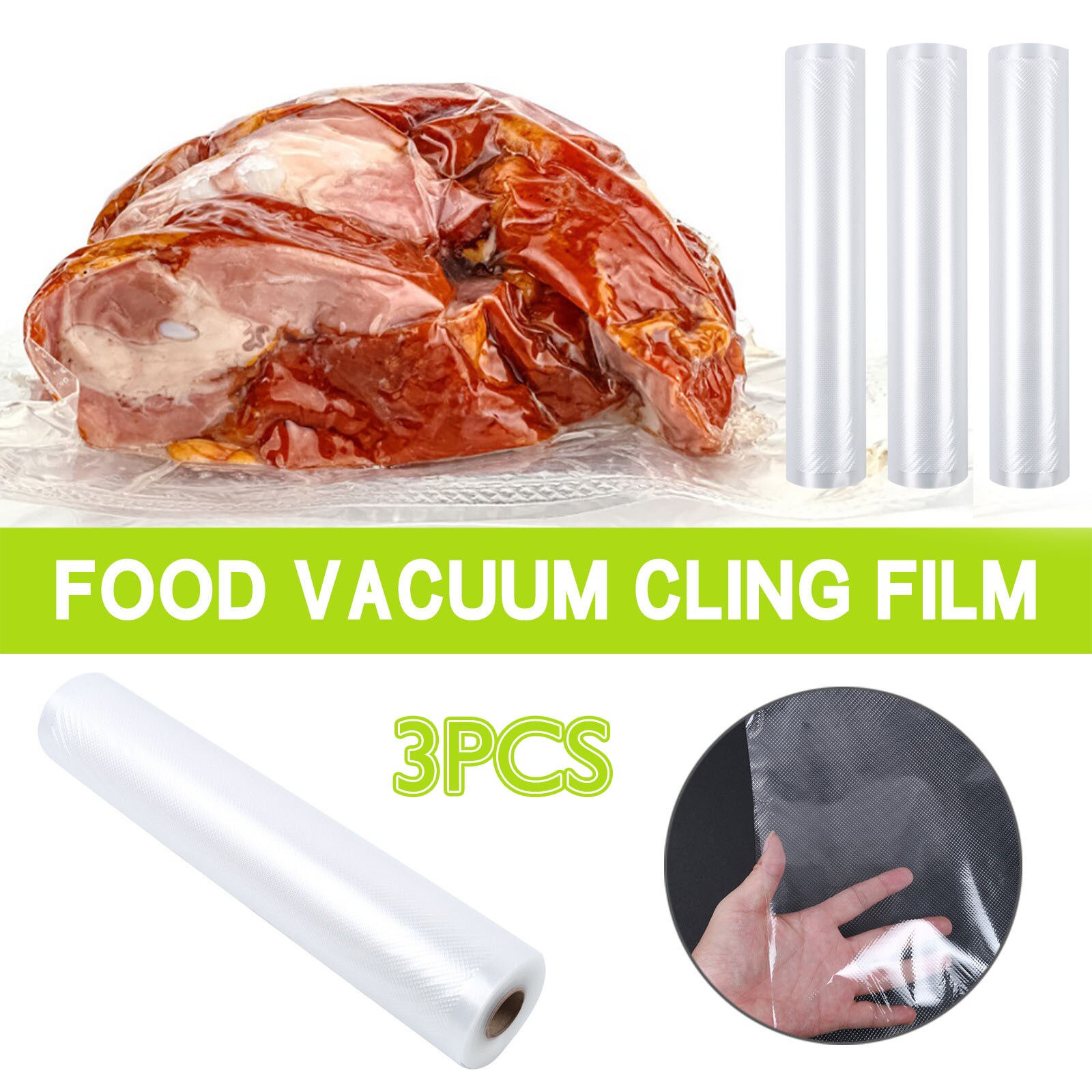 Family Kitchen Tools Food Saran Wrap Plastic Bags ... – Vicedeal
