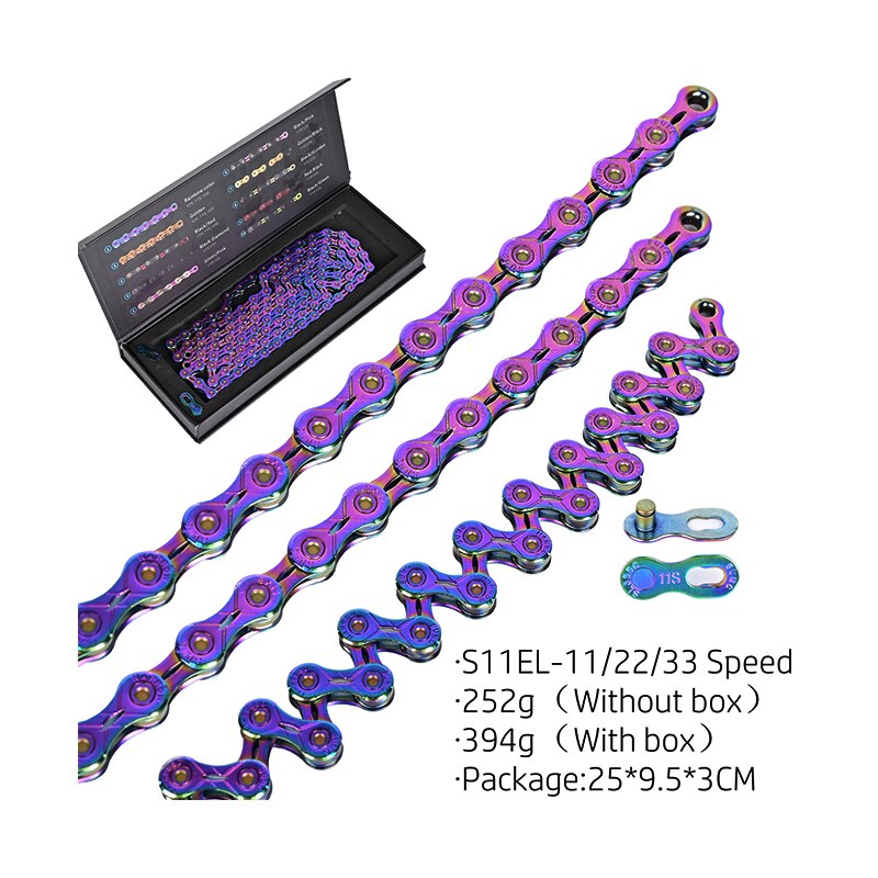 SUMC Bicycle chain rainbow chain mountain road bik... – Grandado