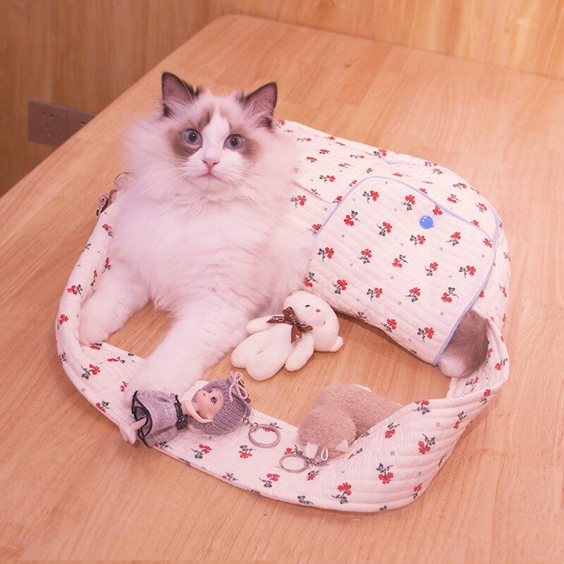 Bolso de hombro para perros pequeños y gatos, bols... – Grandado