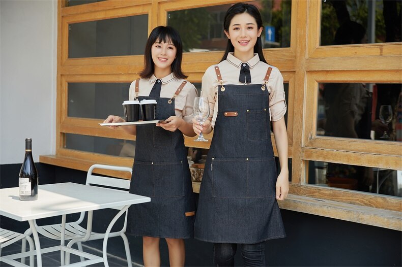 Catering shop, milk tea shop, coffee shop work clo... – Vicedeal