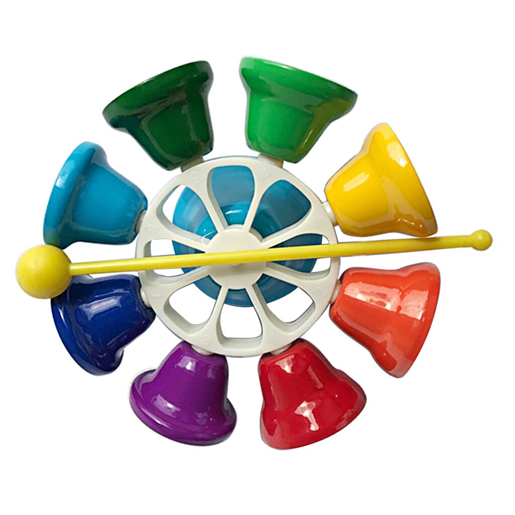 Rotatable 8 Notes Music Bells With Song Books &... – Grandado