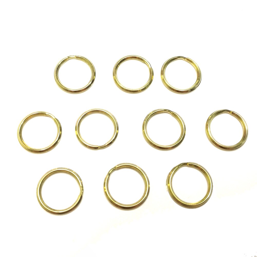 10PCS Brass Split Rings Key Chain Hook Loop Hoop K... – Grandado