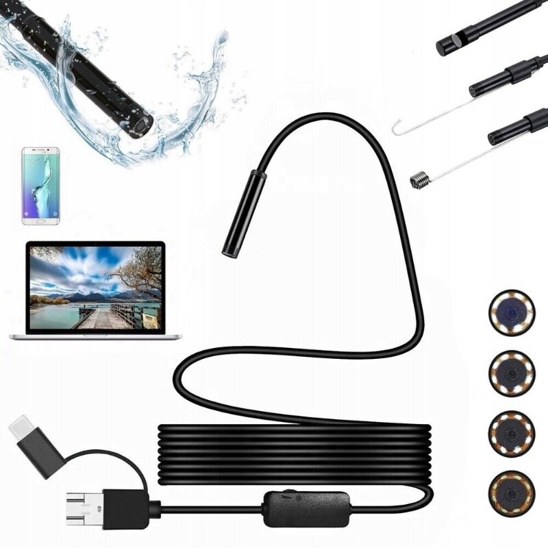 30M Android Endoscope 3 In 1 USB/Micro USB/Type-C ... – Vicedeal