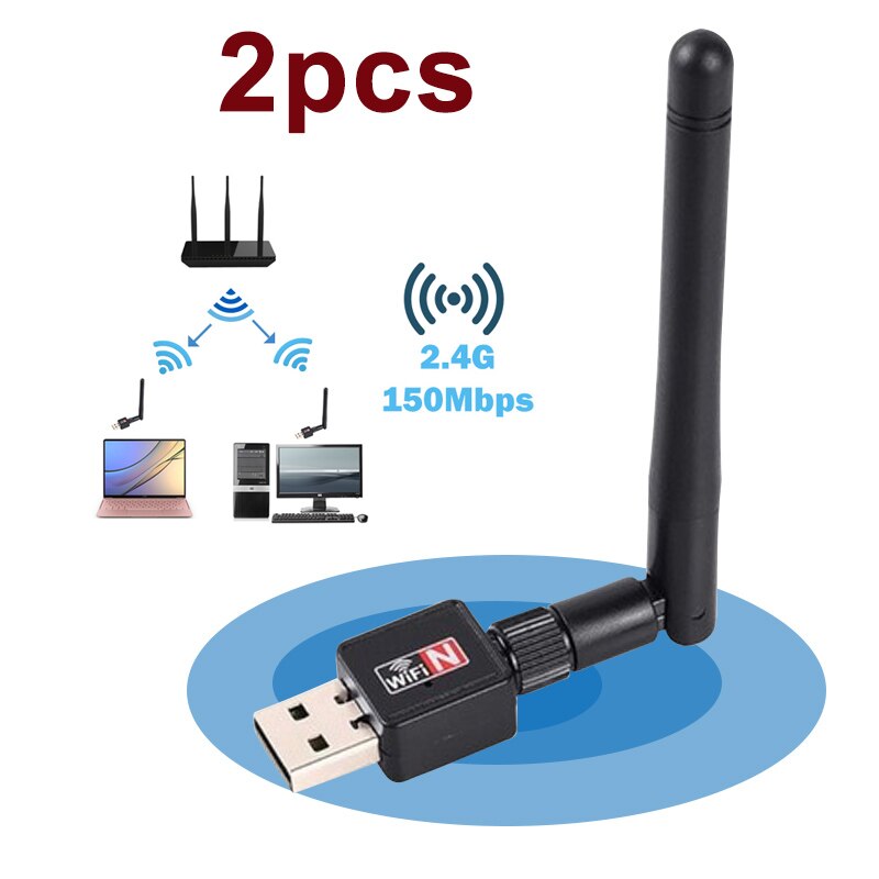 usb wifi adapter ethernet lan wireless 802.11n lap... – Vicedeal