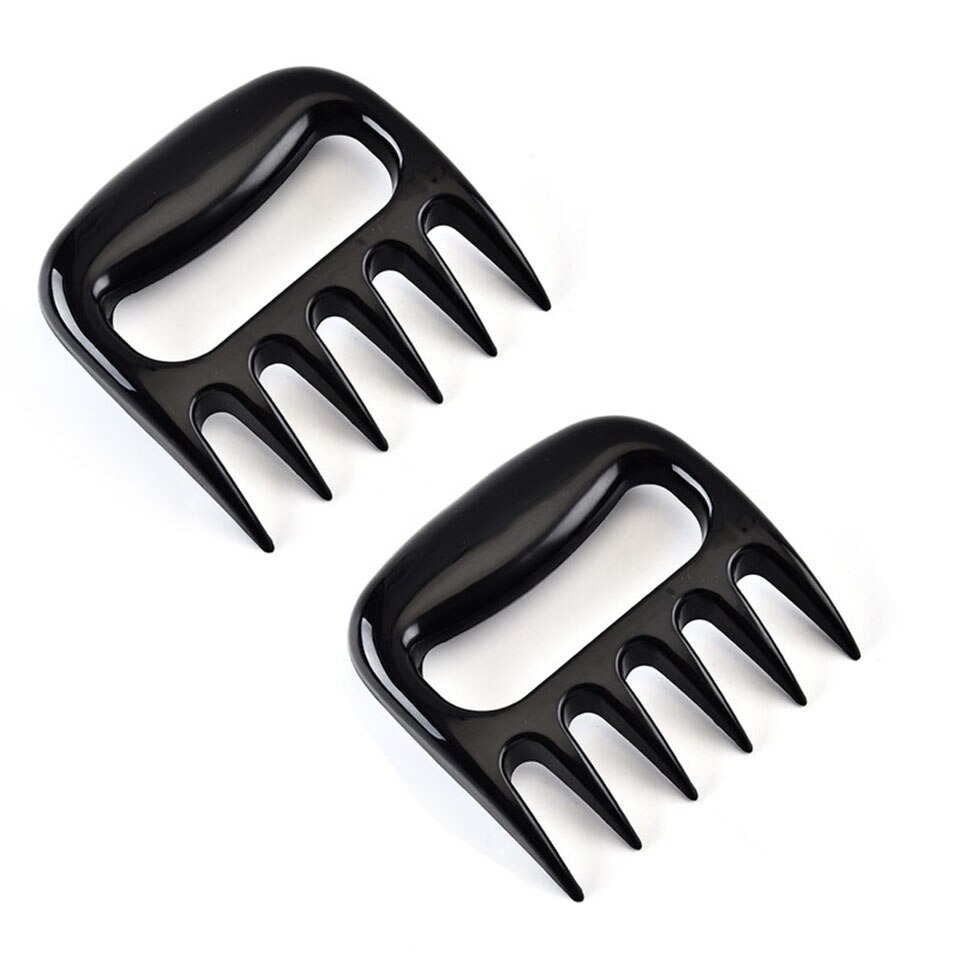 2 Pcs Bbq Vlees Shredder Klauwen Handvat Shred Cut... – Grandado