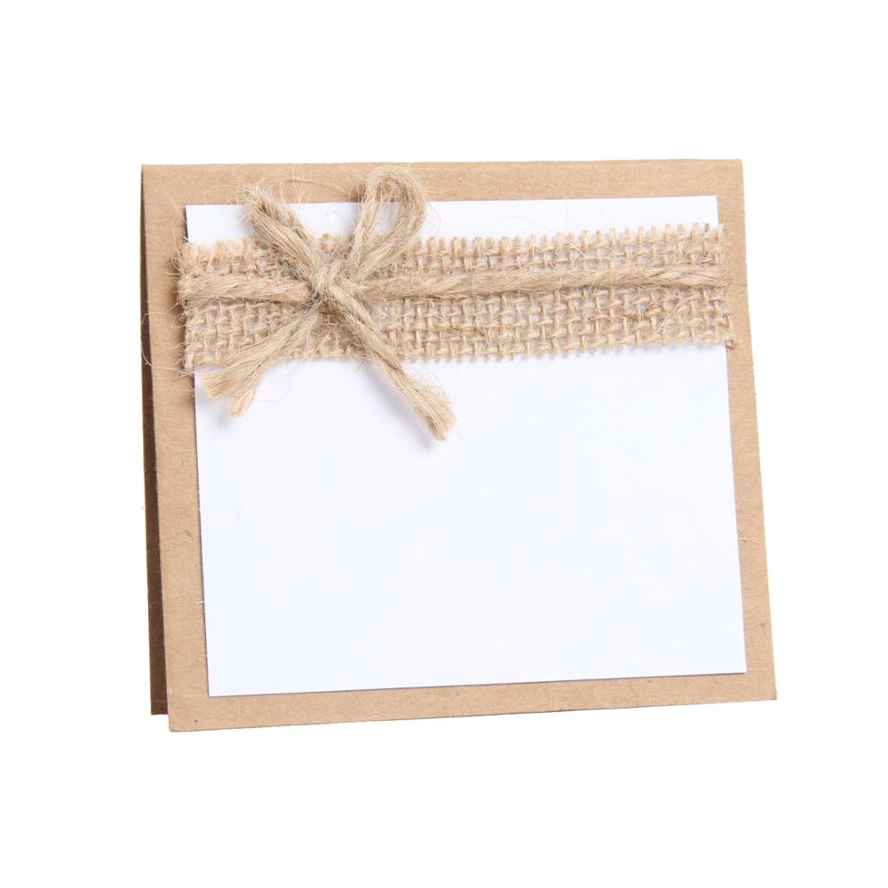 10 stk kraftpapir blankt stednavnskort rustik stil... – Vicedeal