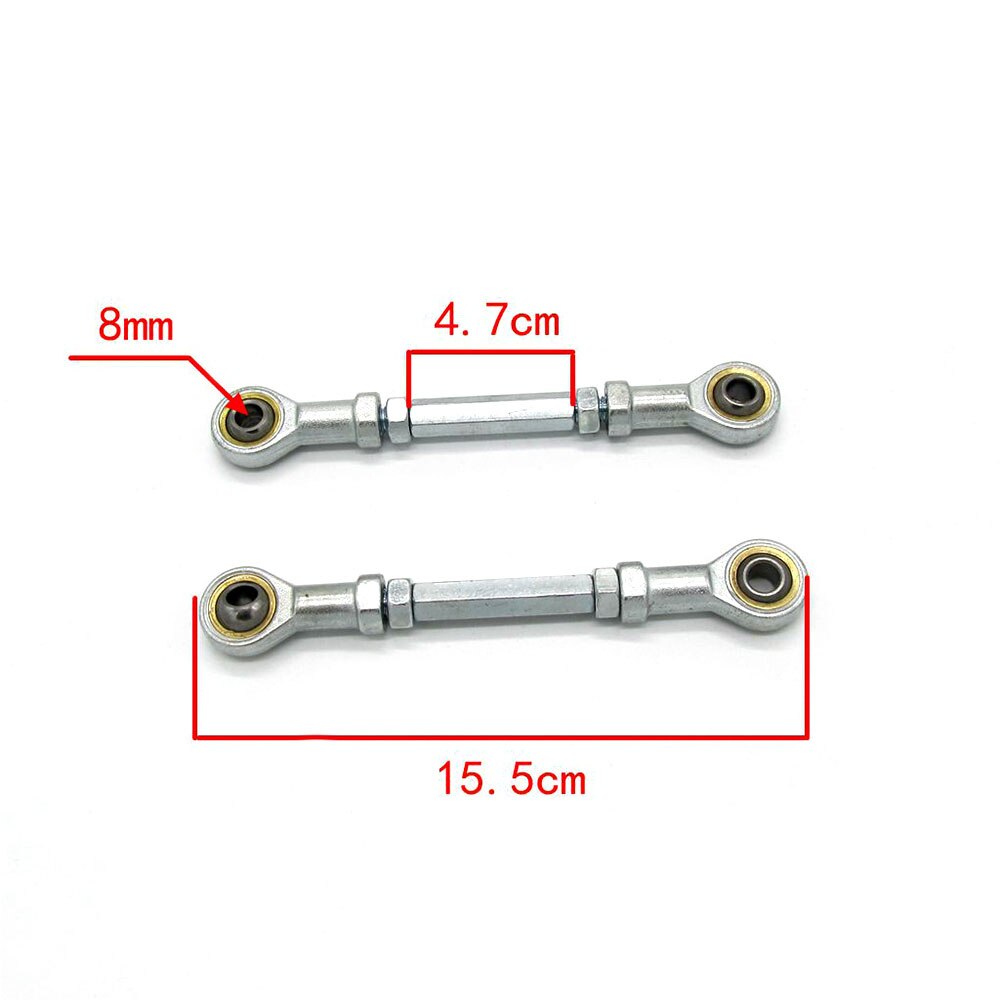 155mm M8 Steering Tie Rod Kit Ball Joint For 49cc ... – Vicedeal