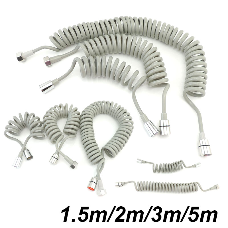 Flexible Spring Shower head Hose tube plastic Wate... – Vicedeal