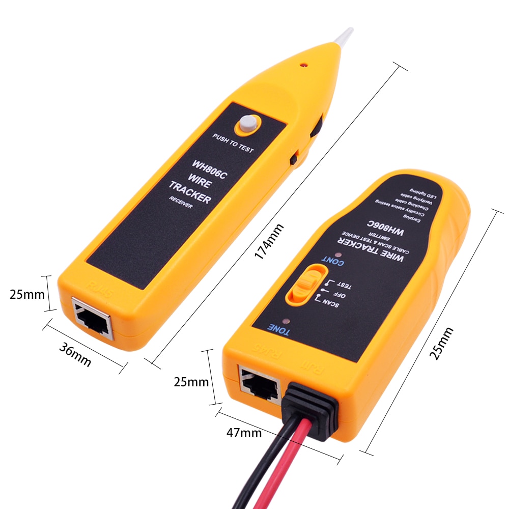 CHIPAL WH806C LAN Network Tracker Telephone Wire C... – Grandado