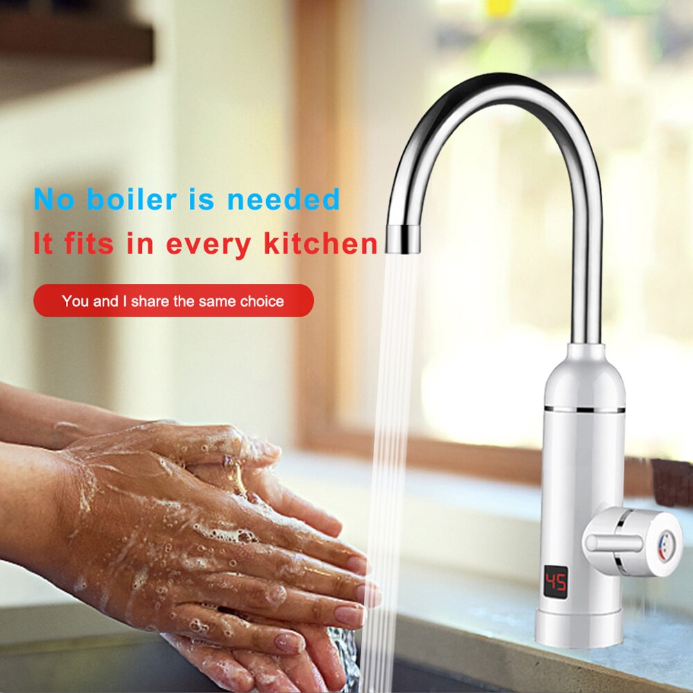 220V 3000W Instant Elektrische Kraan Met Temperatu... – Vicedeal