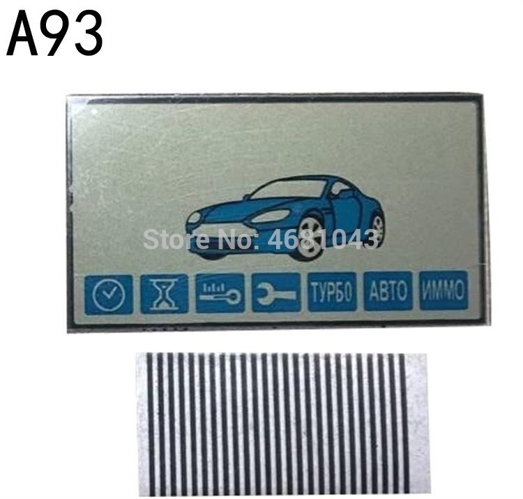 A93 lcd-scherm voor Russische 2-weg Auto Alarm Sys... – Vicedeal