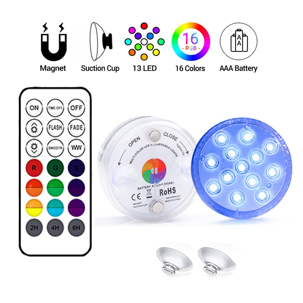 Swimming Pool Light RGB LED Bulb Submersible Under... – Vicedeal