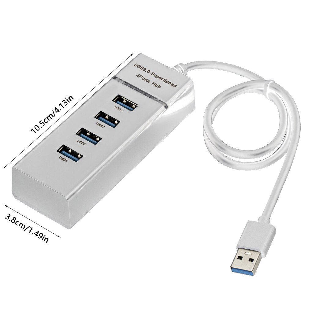 4-port USB 3.0 HUB Splitter High Speed HUB High-Sp... – Vicedeal