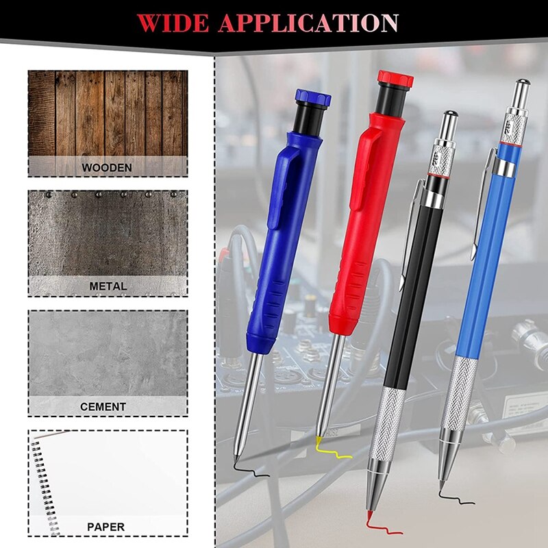 8 Pieces Carpenter Scriber Marking Kit Includes 4 ... – Grandado