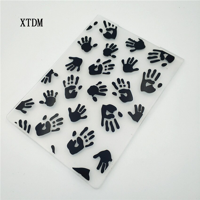 plastic palm template craft card making paper card... – Grandado