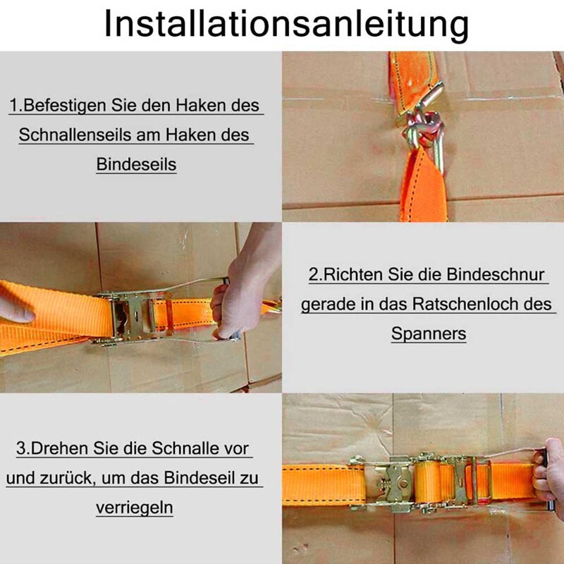 Porable Tensioning Belts Adjustable Cargo Straps f... – Vicedeal