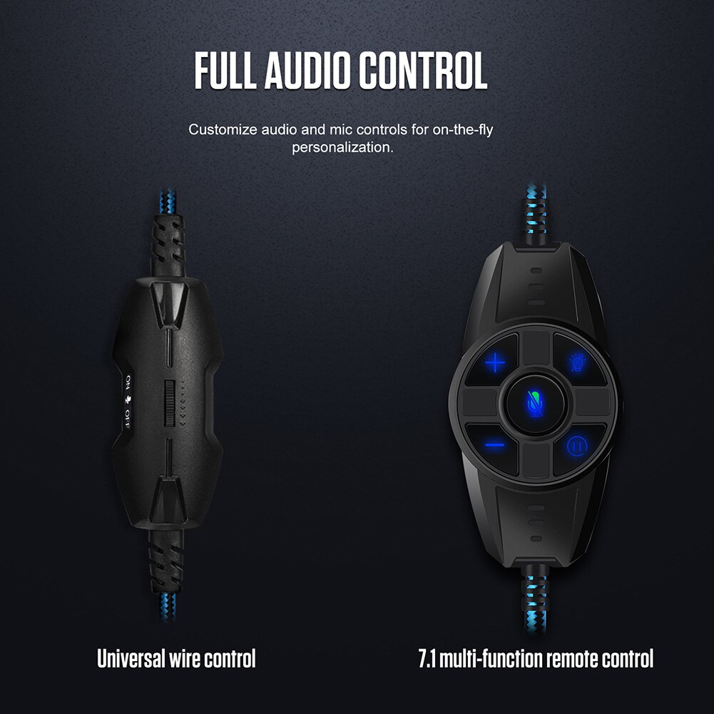 Gaming Headset with Microphone Color-Changing Ster... – Grandado