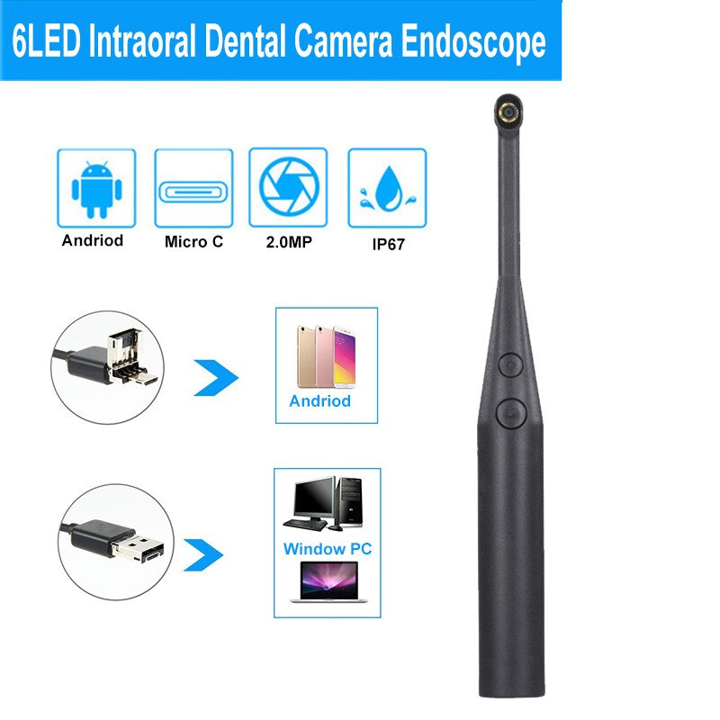 2MP 720P Intraoral Dental HD Endoscope 6 LED Endos... – Grandado