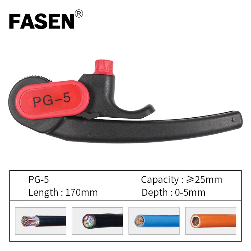 Wire Stripper Ratchet Stripping round cable insula... – Grandado