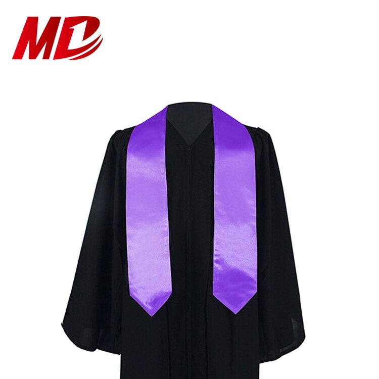 Graduationmall Adult Graduation Plain Stole Satin ... – Grandado