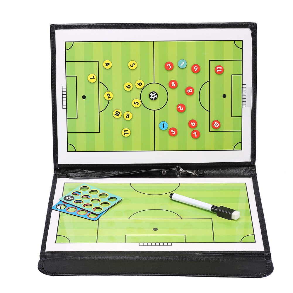 Foldable Portable Football Coach Board PU Leather ... – Grandado