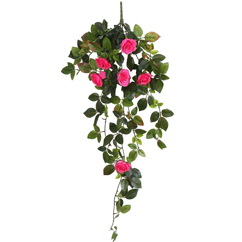 Künstliche Rose Rattan Künstliche Blume Reben Kuns... – Vicedeal