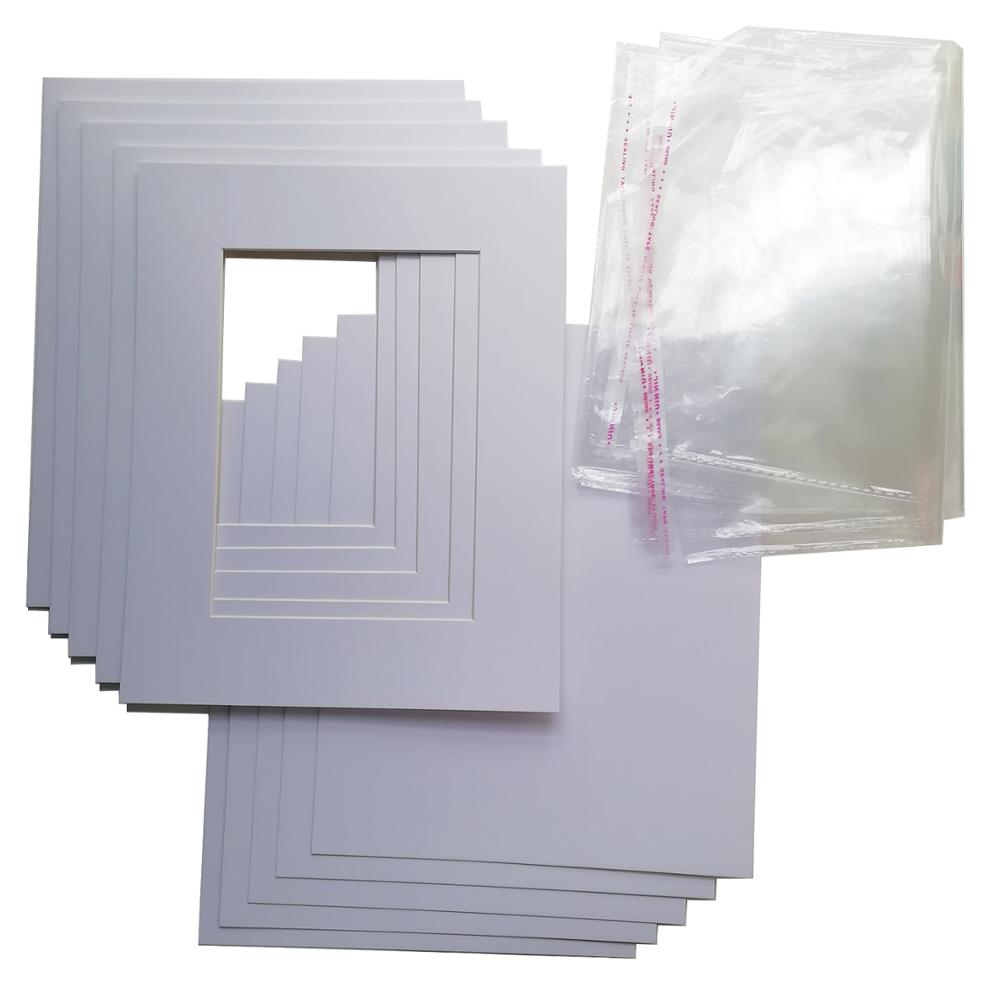5 Sheets 8x10 Picture Frames for 5x7 Photos Mats a... – Grandado