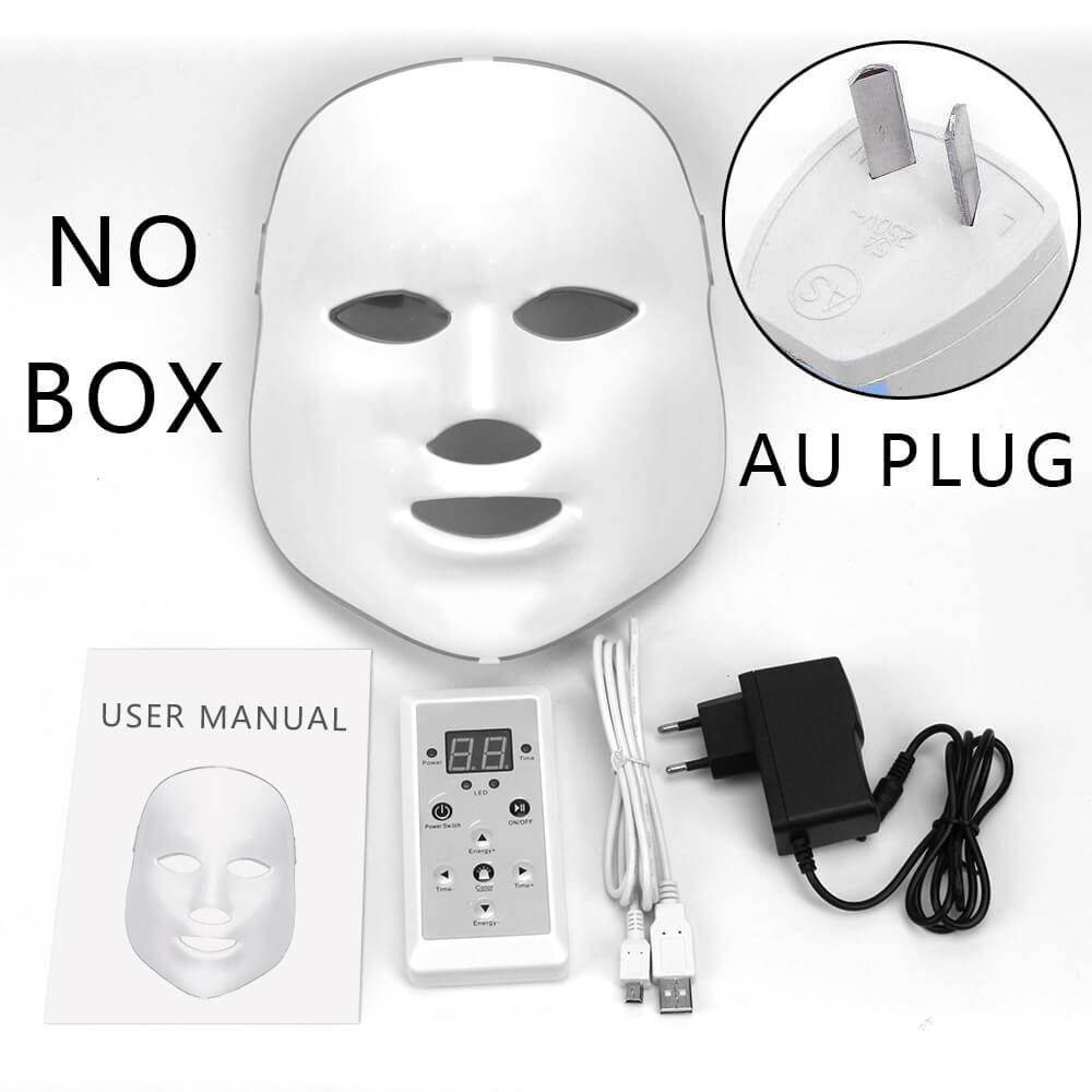 7 Colors Led Facial Mask Skin Care Rejuvenation Wr... – Grandado