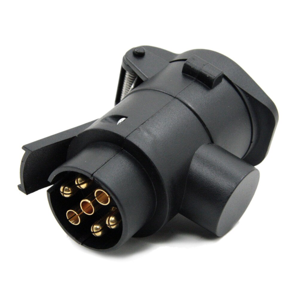 TIROL 7 To 13 Pin Trailer Plug Black frosted mater... – Grandado