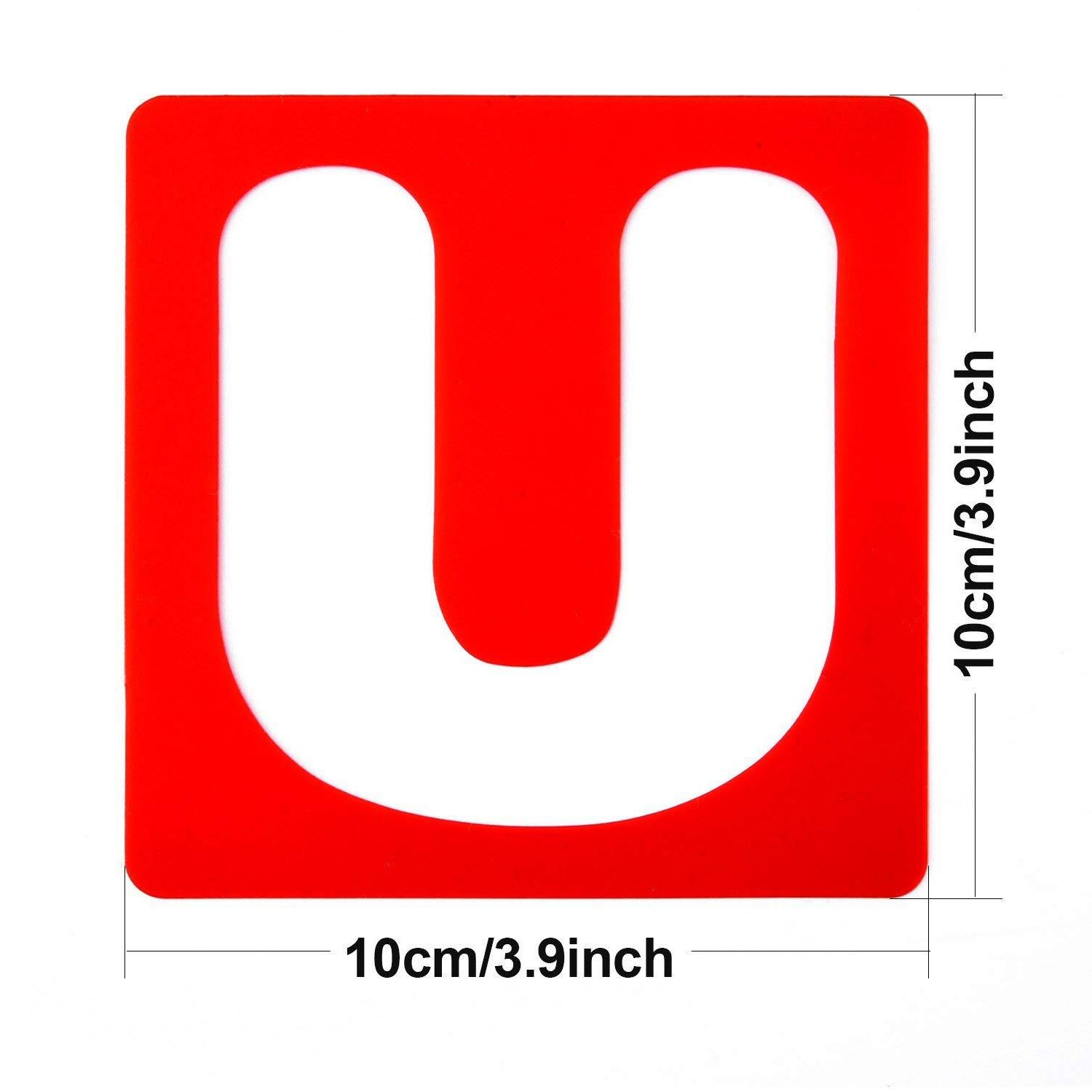 26pcs Letters Alphabet Stencil+10pcs Number Plasti... – Vicedeal