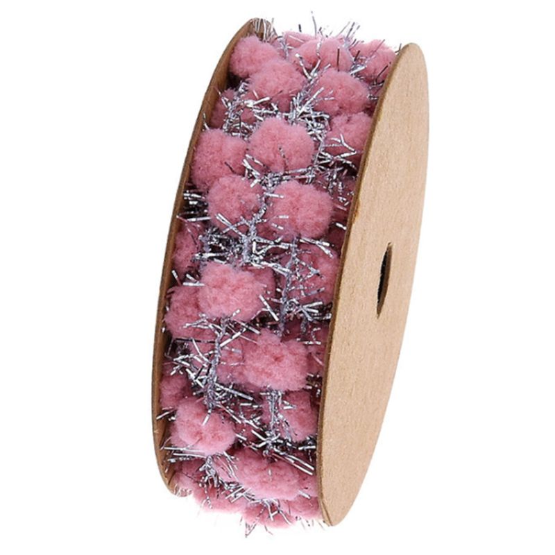 Glitter Tinsel Pom Pom Wire Ribbon Metallic Garlan... – Grandado