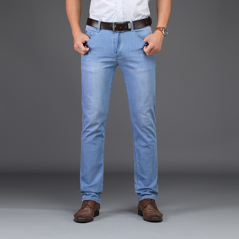 Summer Business Jeans Style Utr Thin Light Men's J... – Grandado