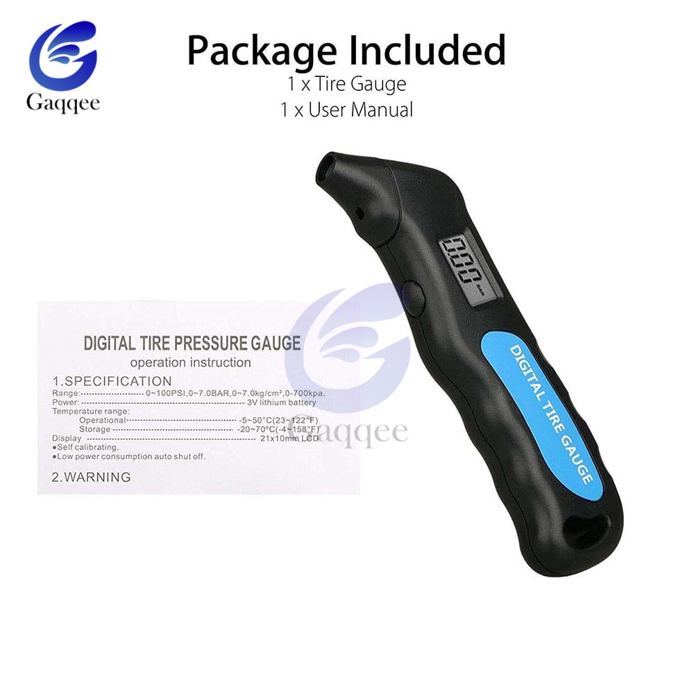 TH805 Digital Car Tire Tyre Air Pressure Gauge Met... – Grandado