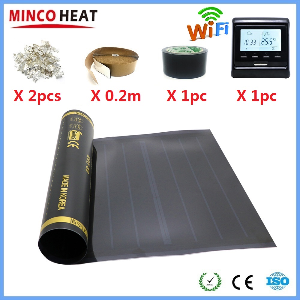 50cmX2m Graphene PTC Heating Film Kits Infrared El... – Grandado