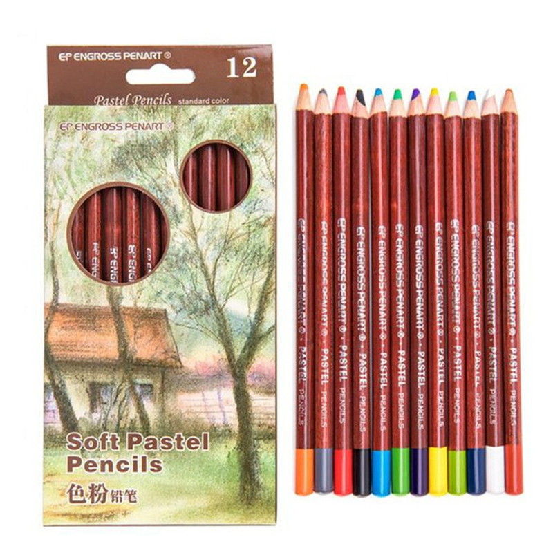 12Pcs/Pack Soft Pastel Pencils Sets Cute Colored P... – Vicedeal