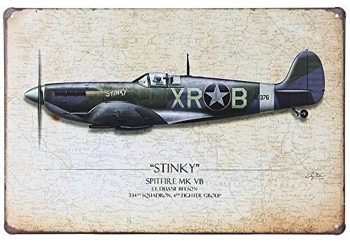 Stinky Spitfire Mk Vb Airplane Fighter Retro Vinta... – Grandado