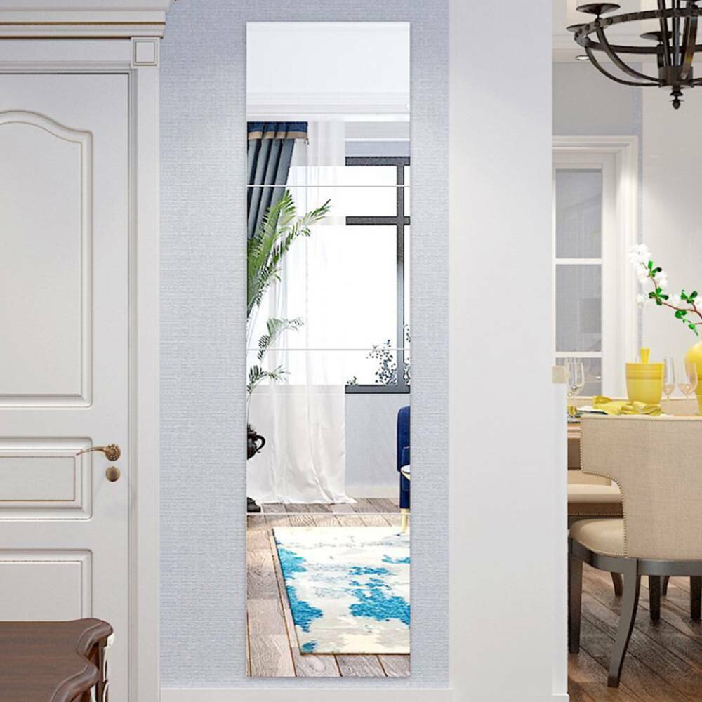 4pcs Mirror Glass Wall Stickers Self-adhesive Tile... – Grandado