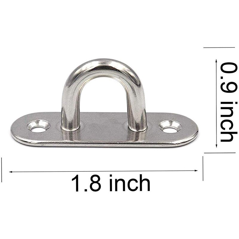 1.8X0.6 Inch Rvs Plafond Haak Pad Oog Plaat Marien... – Grandado