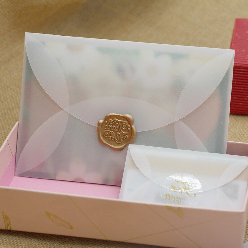 Sobre transparente Vintage para invitación de boda... – Grandado