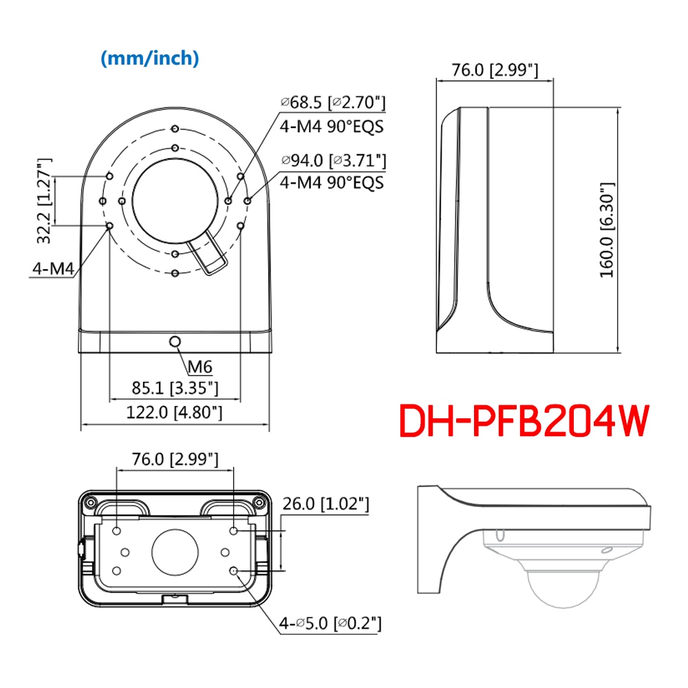 Dahua Bracket PFB204W For Dahua IP Camera Waterpro... – Grandado
