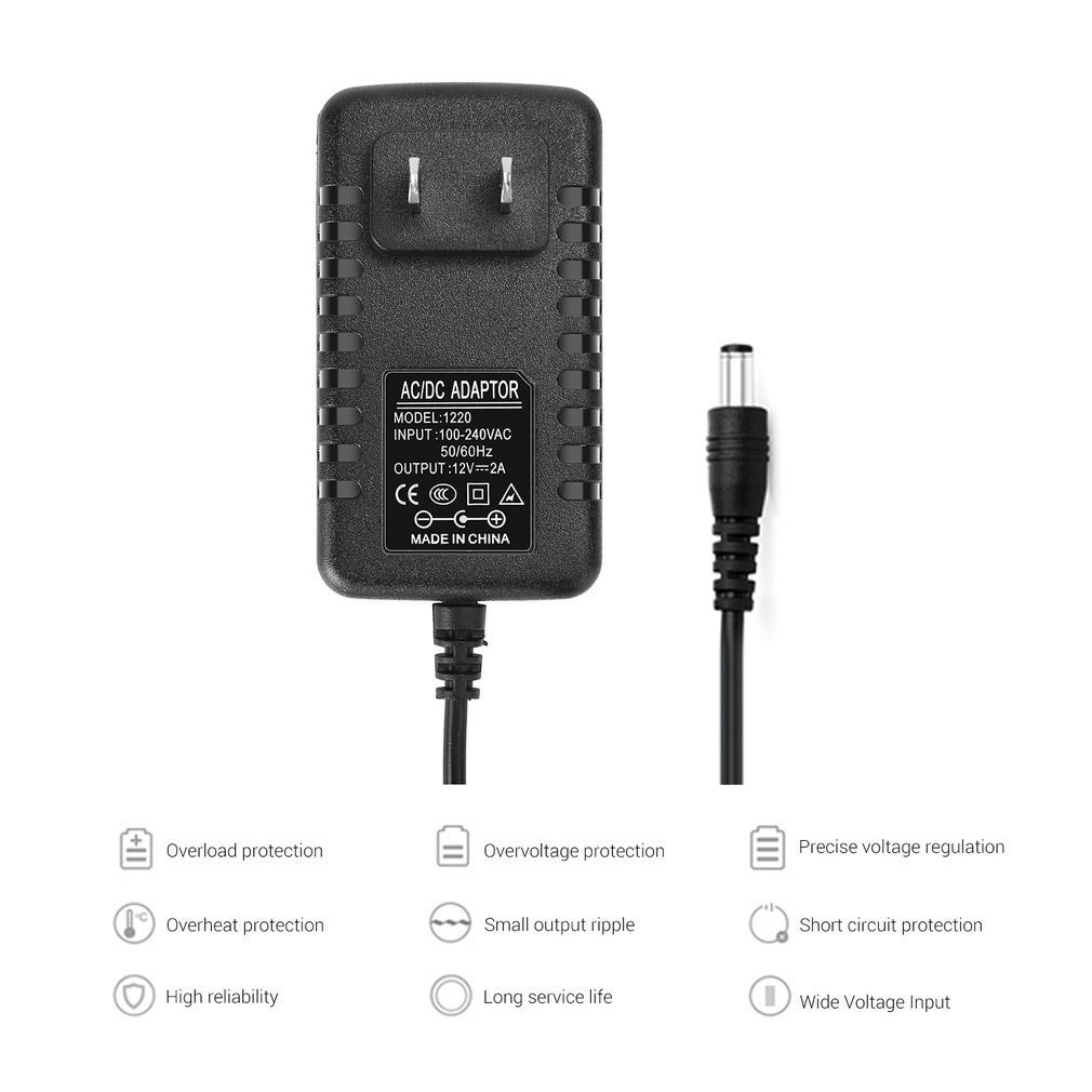 Dc 12V 2A Ac Adapter Voeding Transformator Power A... – Vicedeal