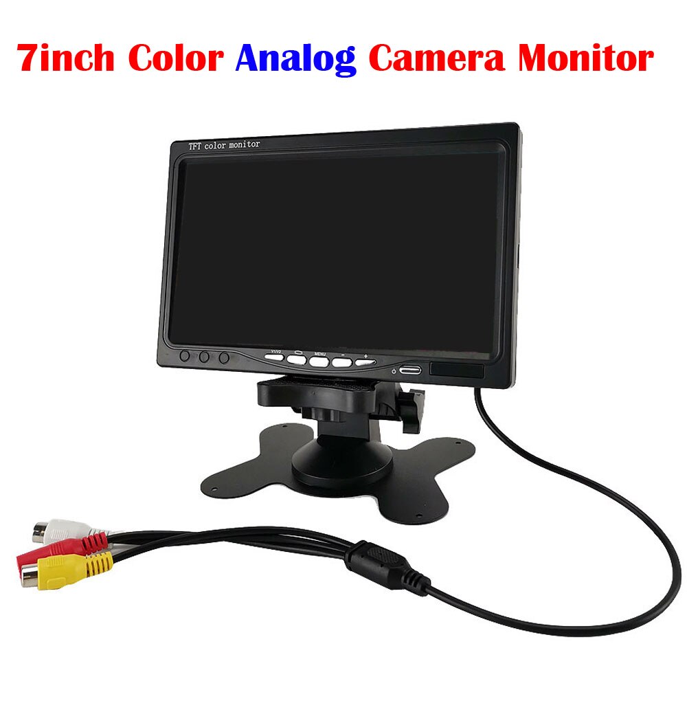 7inch Color Analog Camera Monitor 2CH Video Input ... – Vicedeal