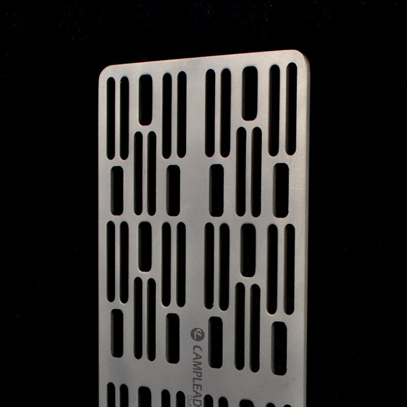 Outdoor titanium barbecue plate titanium metal bar... – Grandado