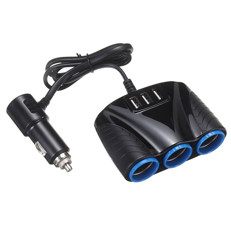Universele Auto 3 Way Dc 12V-24V Multi Socket Auto... – Grandado